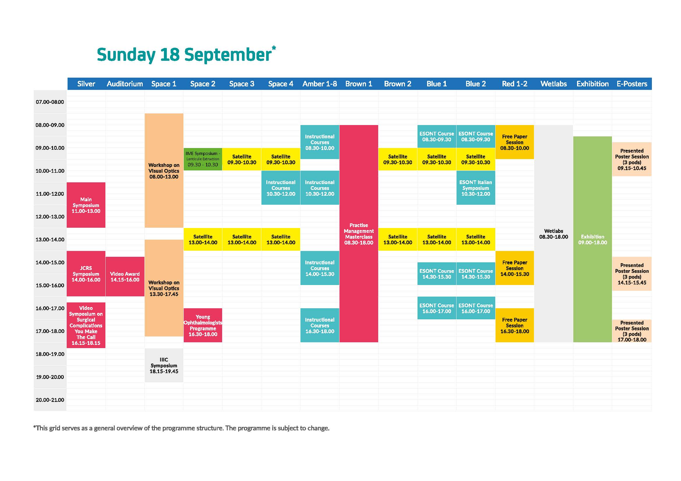 Programme Escrs 2022